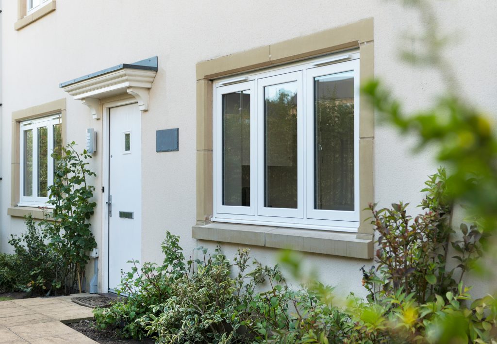 White Flush Sash Casement Window - Climatec Home Improvements
