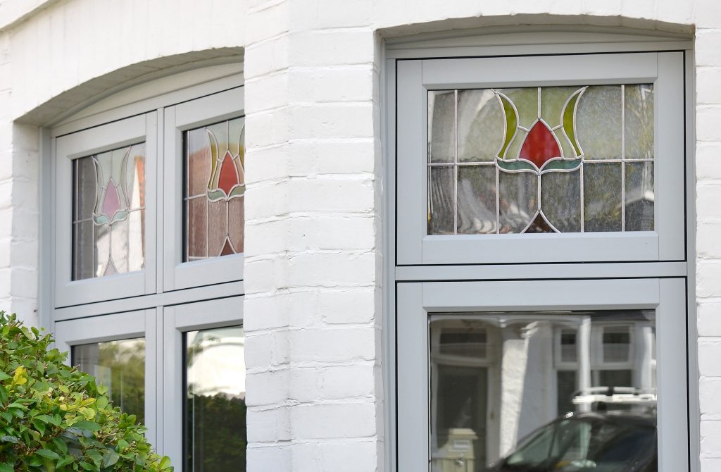 Pearl-Grey-Flush-Windows-with-Coloured-Fanlights - Climatec Home ...