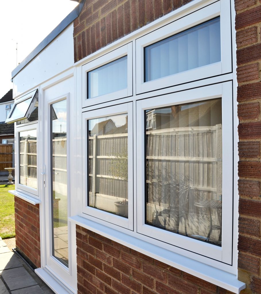 White-UPVC-Flush-Windows-with-softcoat-glass - Climatec Home Improvements
